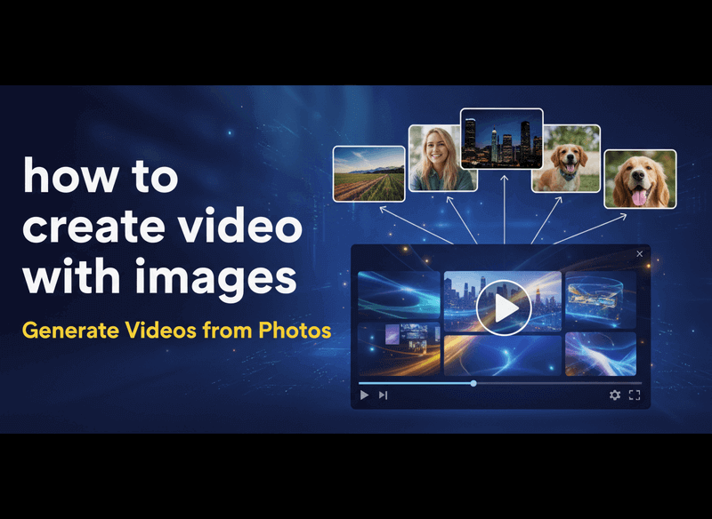 How to Create Video with Images AI Image to Video Generator